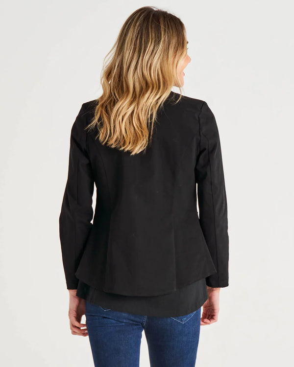 BETTY BASICS STACEY MILITARY JACKET - La Diva Waihi